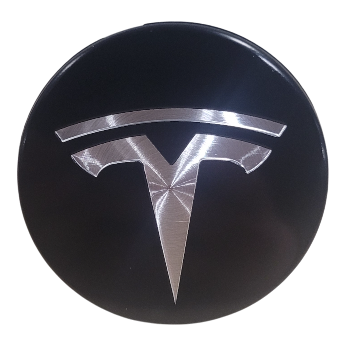 TESLA MODEL S/3/X/Y WHEEL CENTER CAP - ARMOR BLACK - AFTERMARKET - PAR