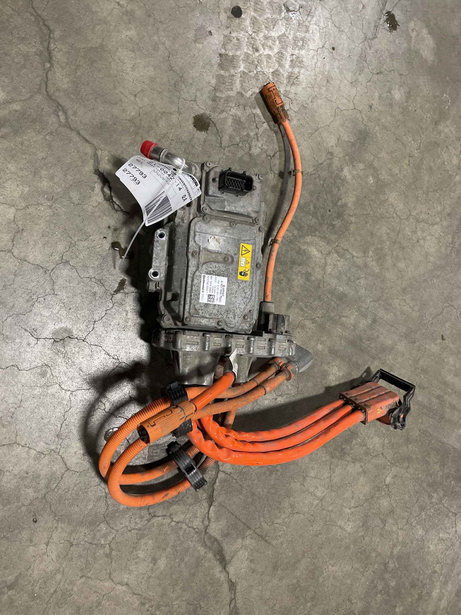 SMART FORTWO EV CU COMPLETE ELECTRIC MOTOR GEN1 VAR2 451-900-75-02 ...